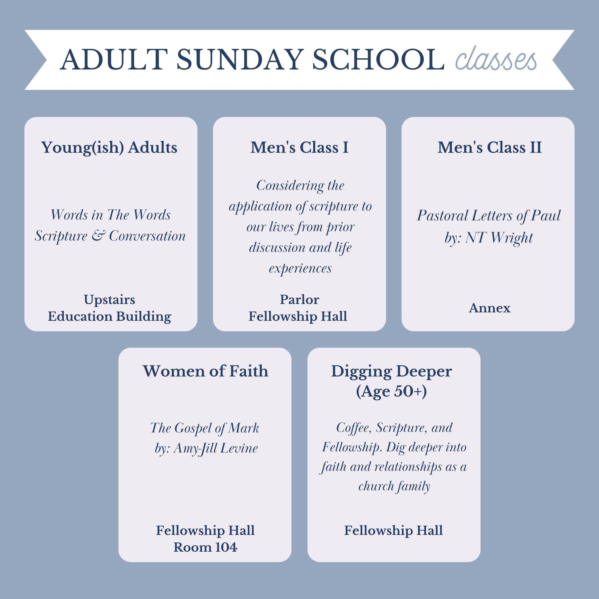 Adults - First Presbyterian Church of Oxford